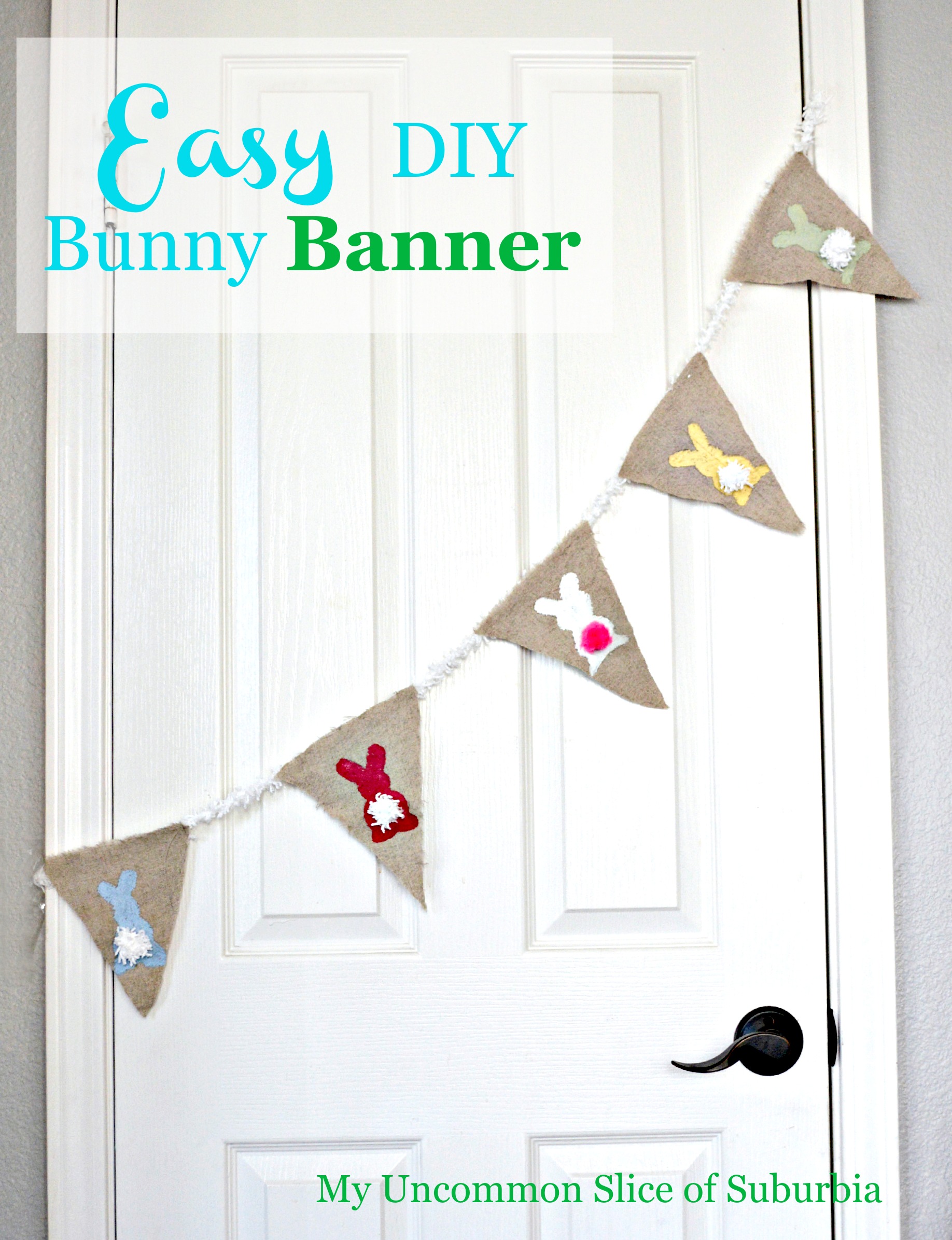 DIY Bunny Banner