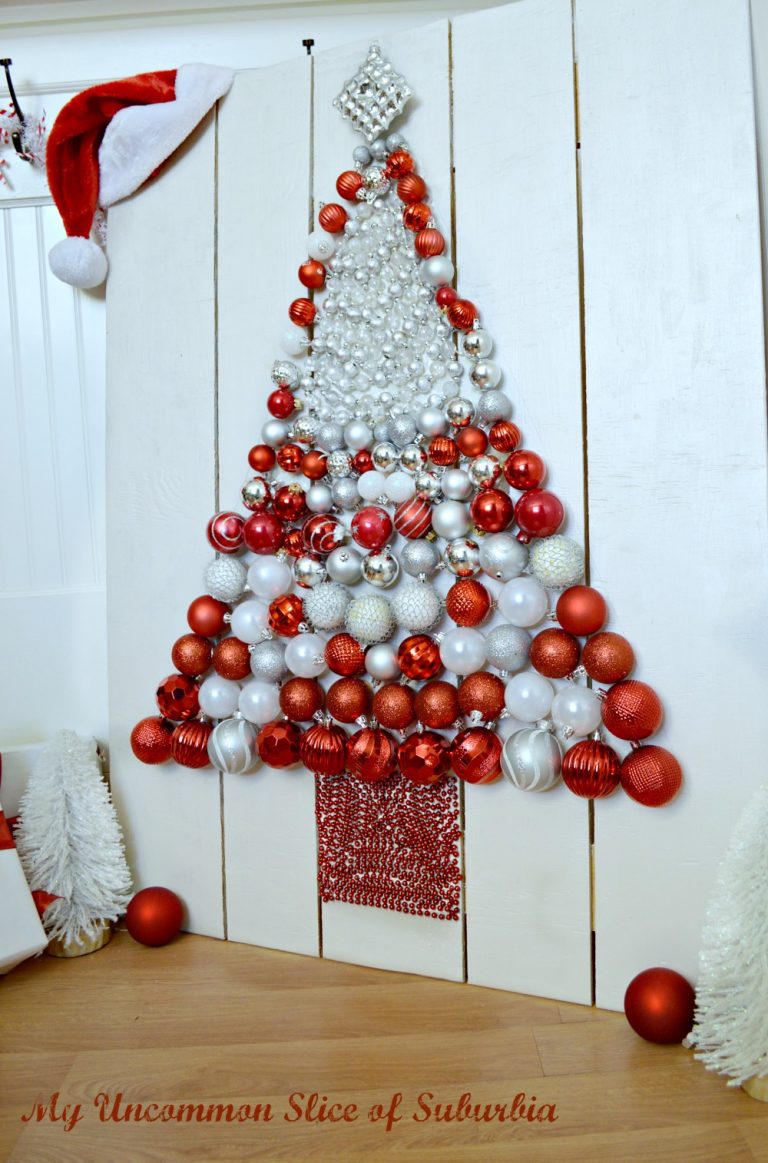 DIY Christmas Tree Ornament Display - My Uncommon Slice of Suburbia