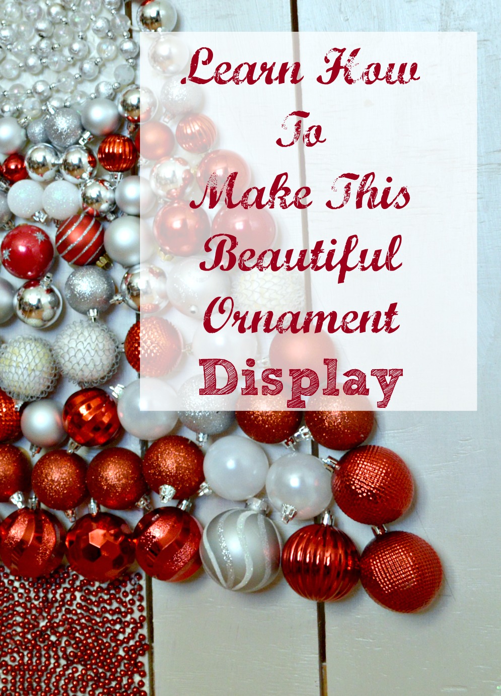 DIY Christmas Tree Ornament Display - My Uncommon Slice of Suburbia