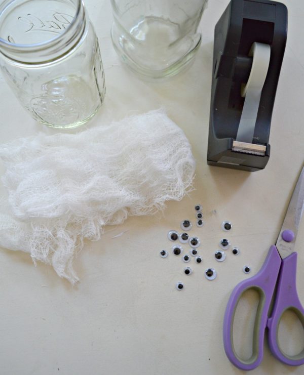Cheesecloth Mummy Lanterns - My Uncommon Slice of Suburbia
