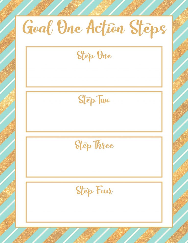 2022 New Year Goal Planner *Free Printable - My Uncommon Slice of Suburbia