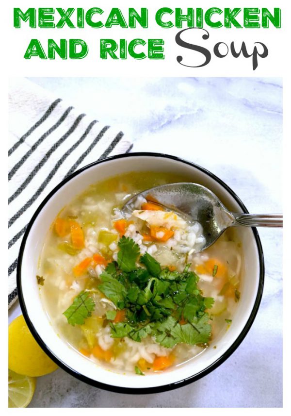 Mexican Chicken and Rice Soup - My Uncommon Slice of Suburbia