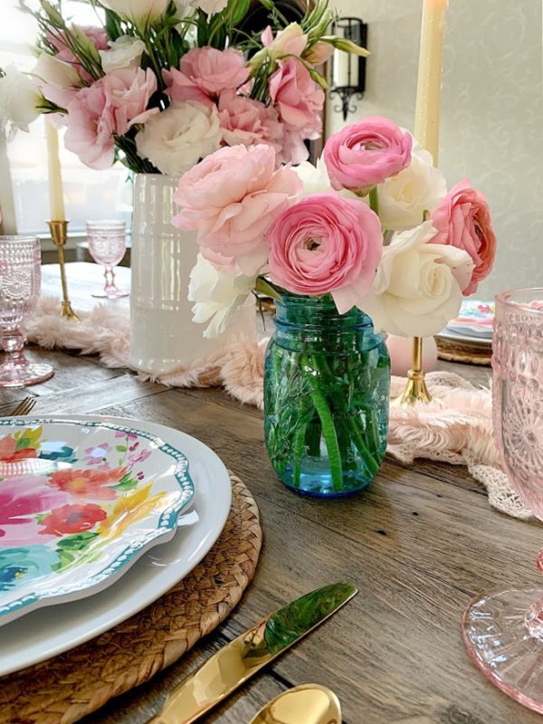 Simple Summer Tablescape - My Uncommon Slice of Suburbia