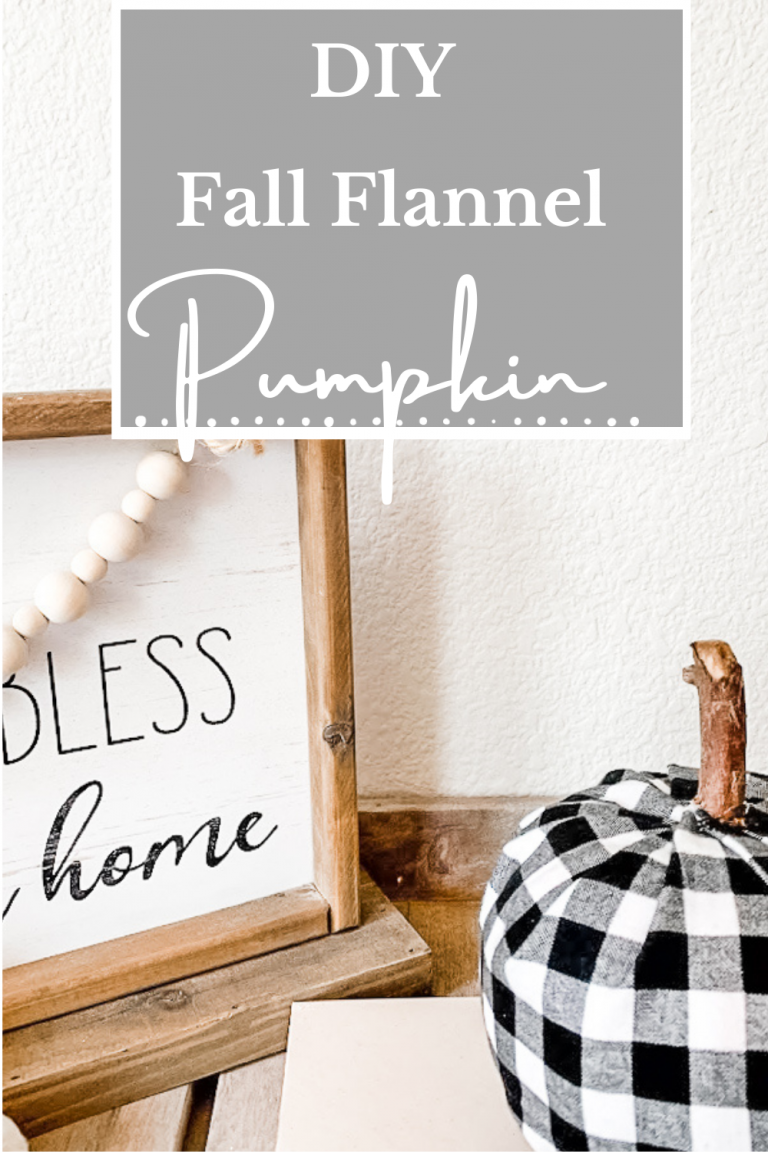 Easy DIY Fall Flannel Pumpkins - My Uncommon Slice of Suburbia