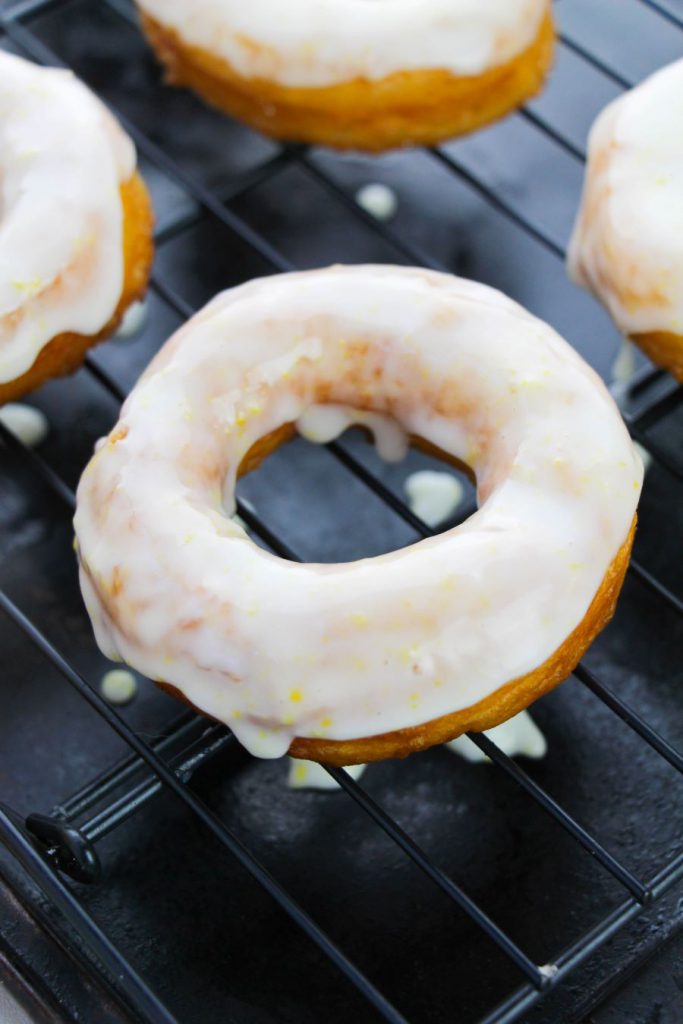 Lemon Glazed Biscuit Donuts - My Uncommon Slice of Suburbia