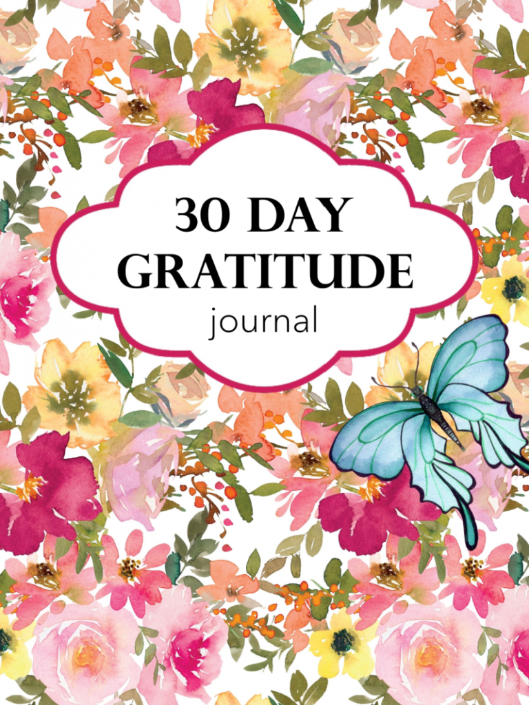 30-Day Gratitude Journal Free Printable - My Uncommon Slice of Suburbia