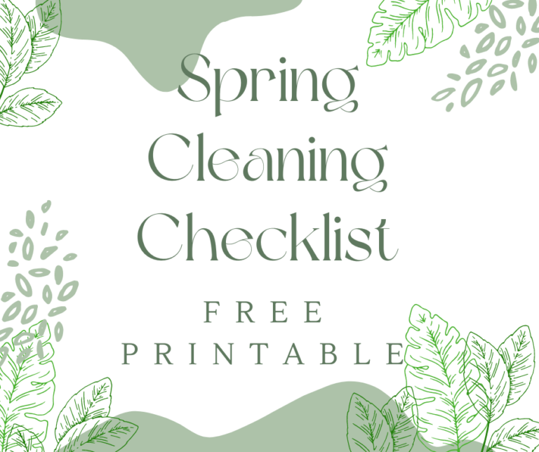 Spring Cleaning Checklist: A Room-by-Room Guide - My Uncommon Slice of ...