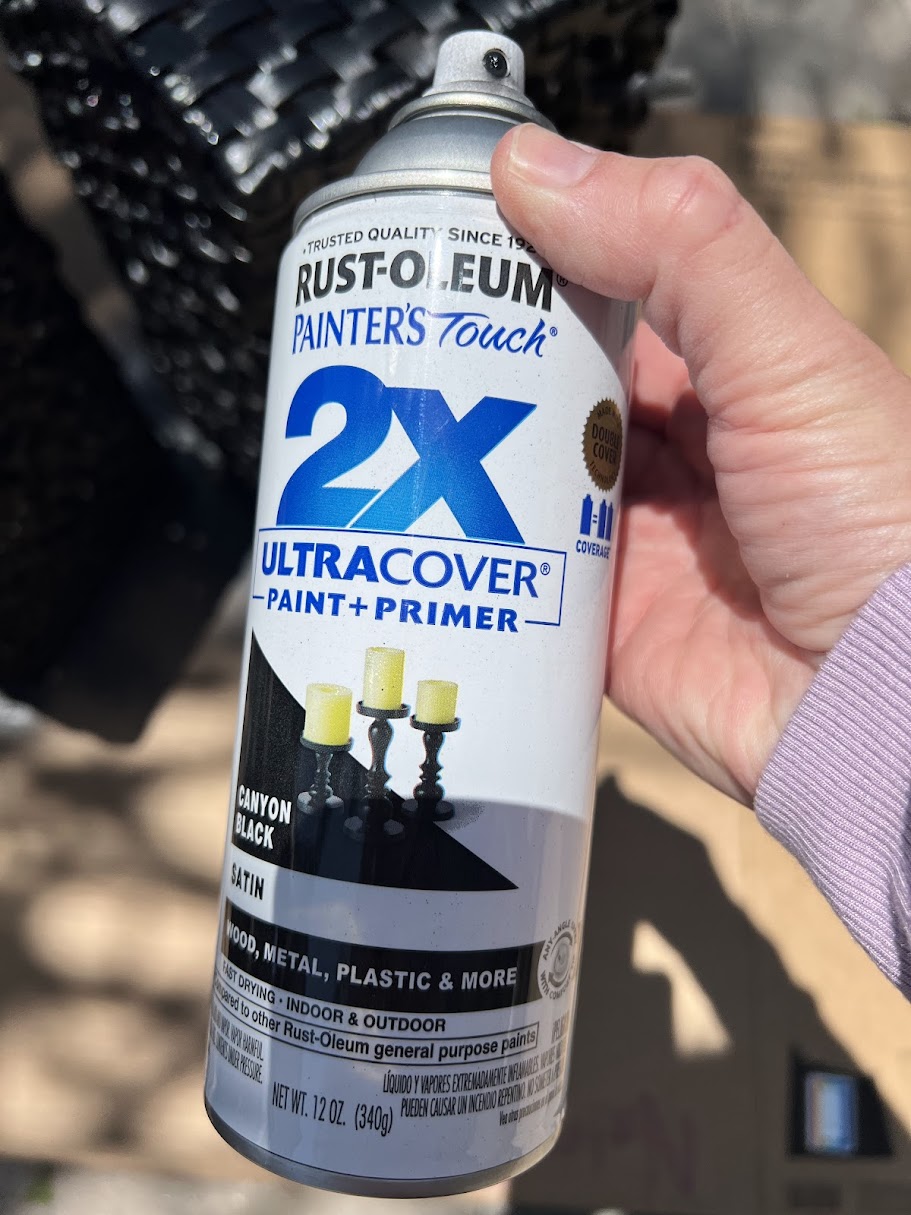 How-To Spray Paint All Weather Wicker Furniture - My Uncommon Slice of ...