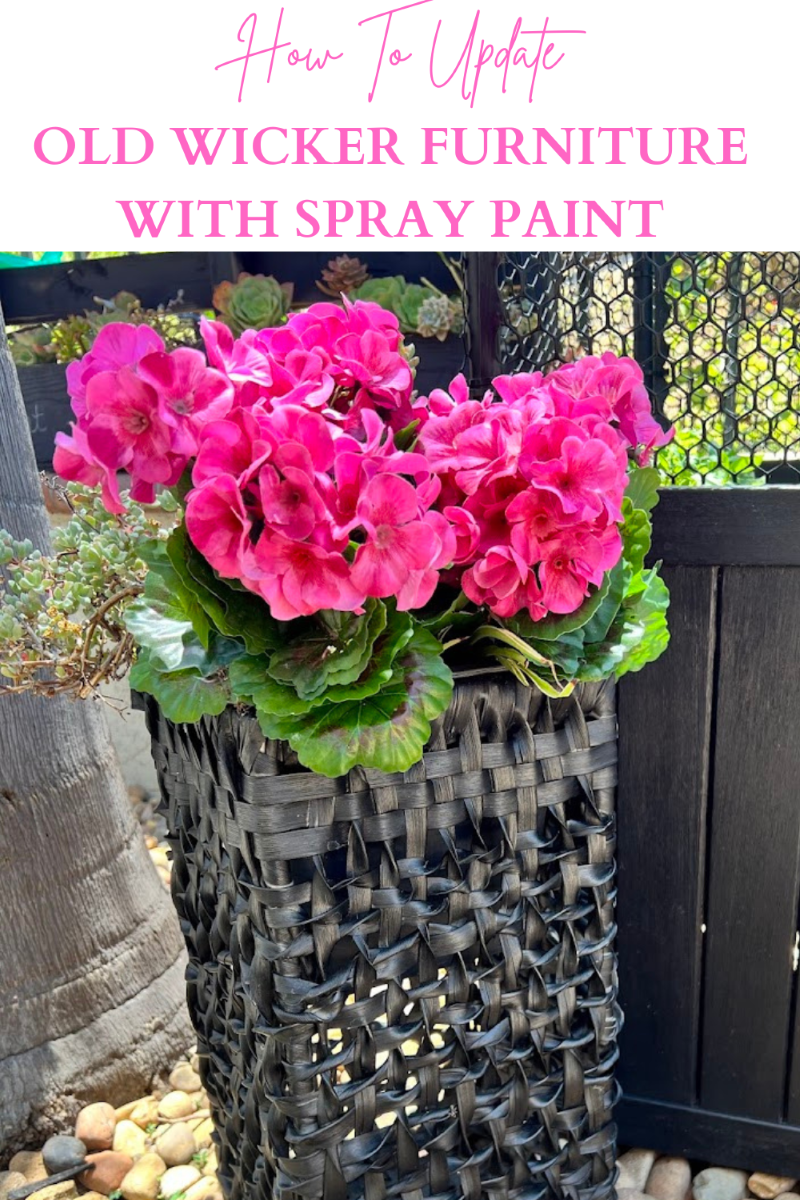 How-To Spray Paint All Weather Wicker Furniture - My Uncommon Slice of ...