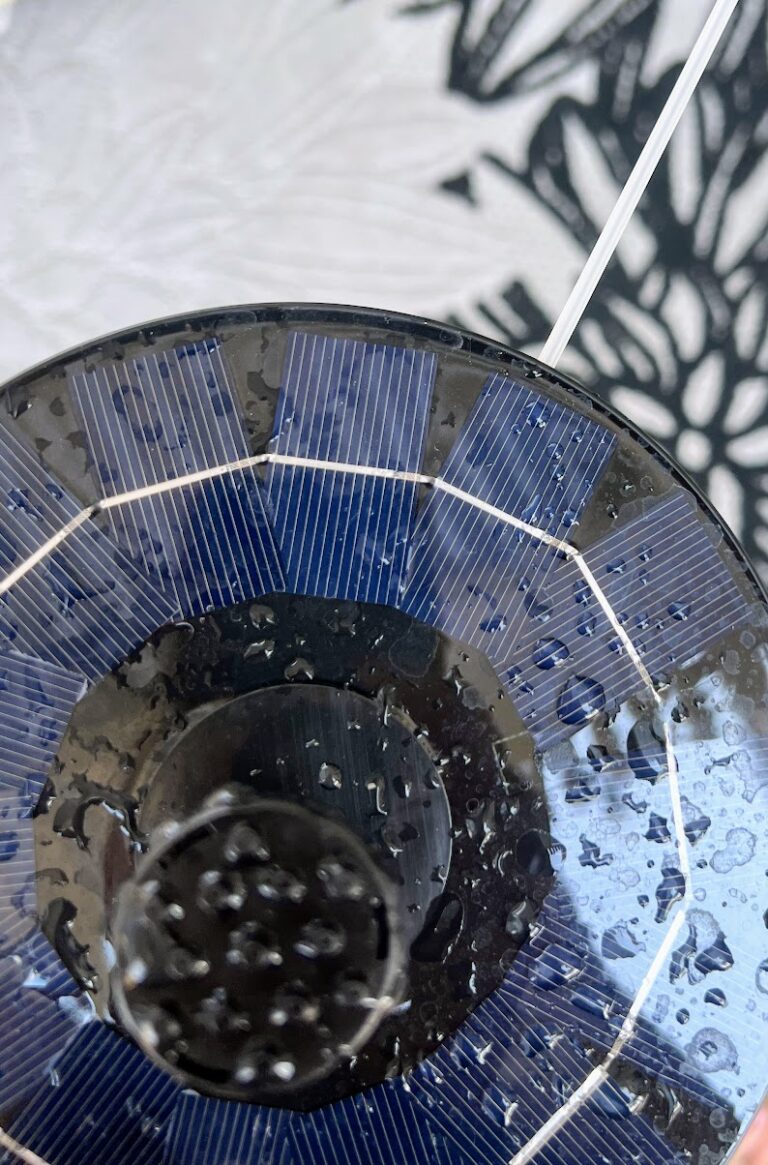 Easy To Make DIY Solar Powered Water Planter Feature - My Uncommon ...