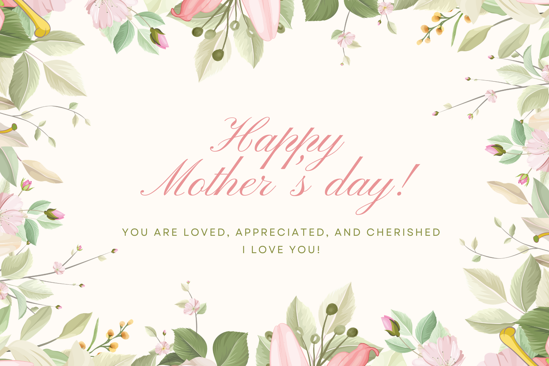 Free Printable Mother’s Day Cards - My Uncommon Slice of Suburbia
